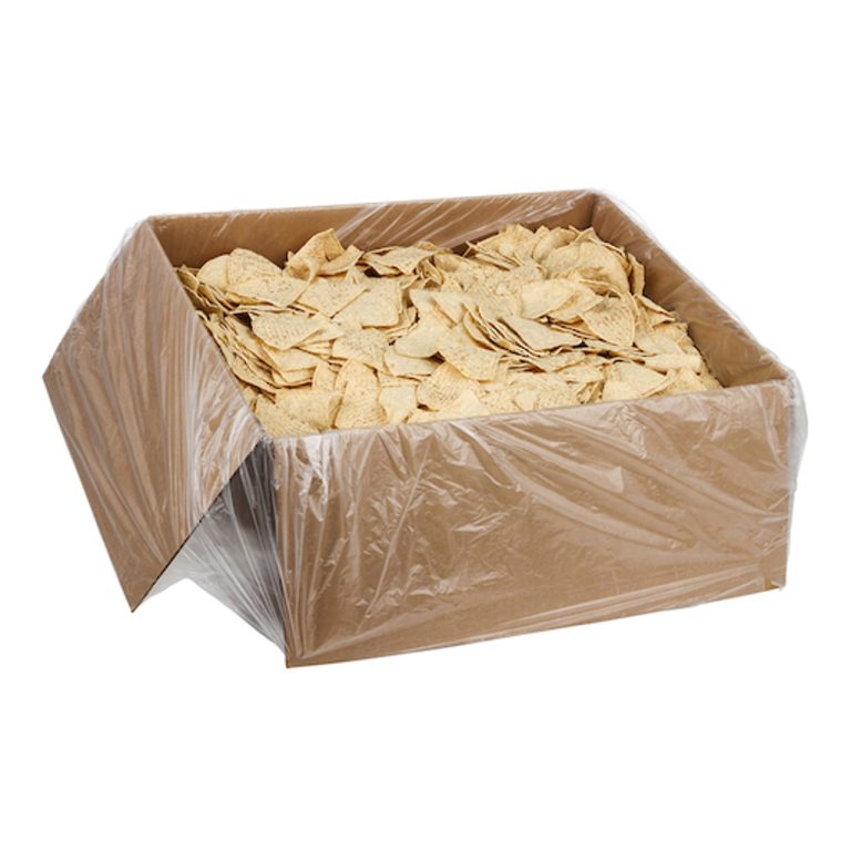 Yellow Unfried Nacho Corn Chips - Funnybones Foodservice